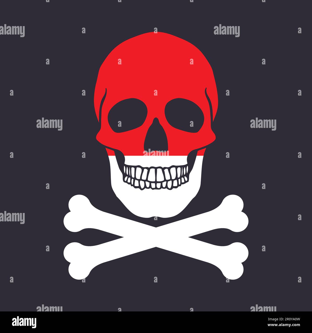 Indonesia skull Stock Vector Images - Alamy