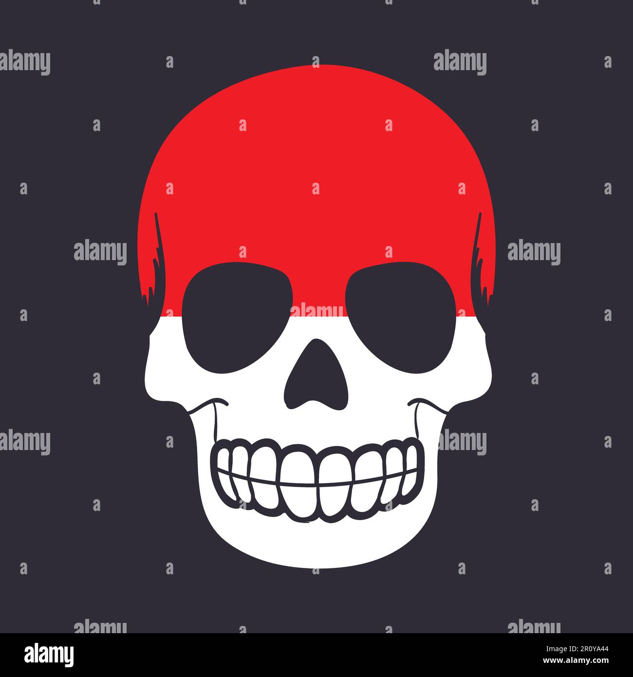 Indonesia skull Stock Vector Images - Alamy