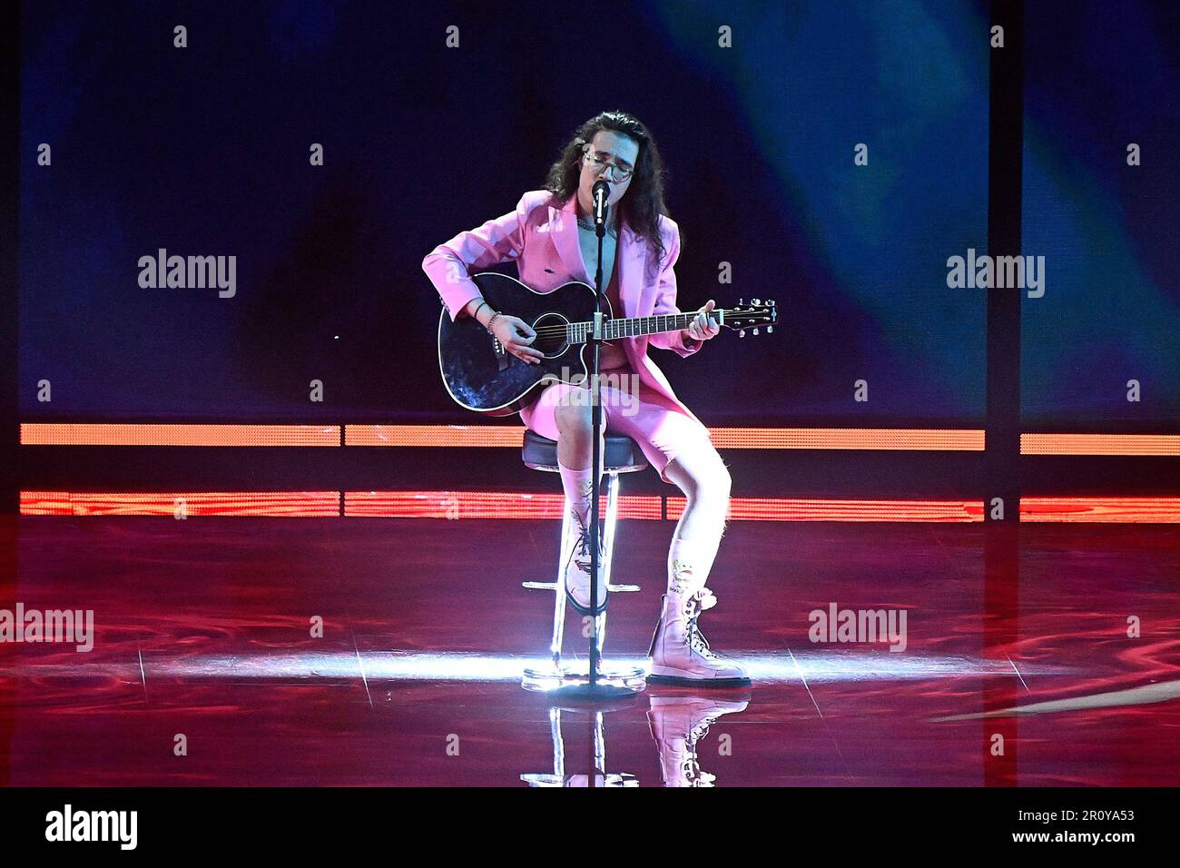 Liverpool, UK . 10 May, 2023 . Theodor Andrei representing Romania ...