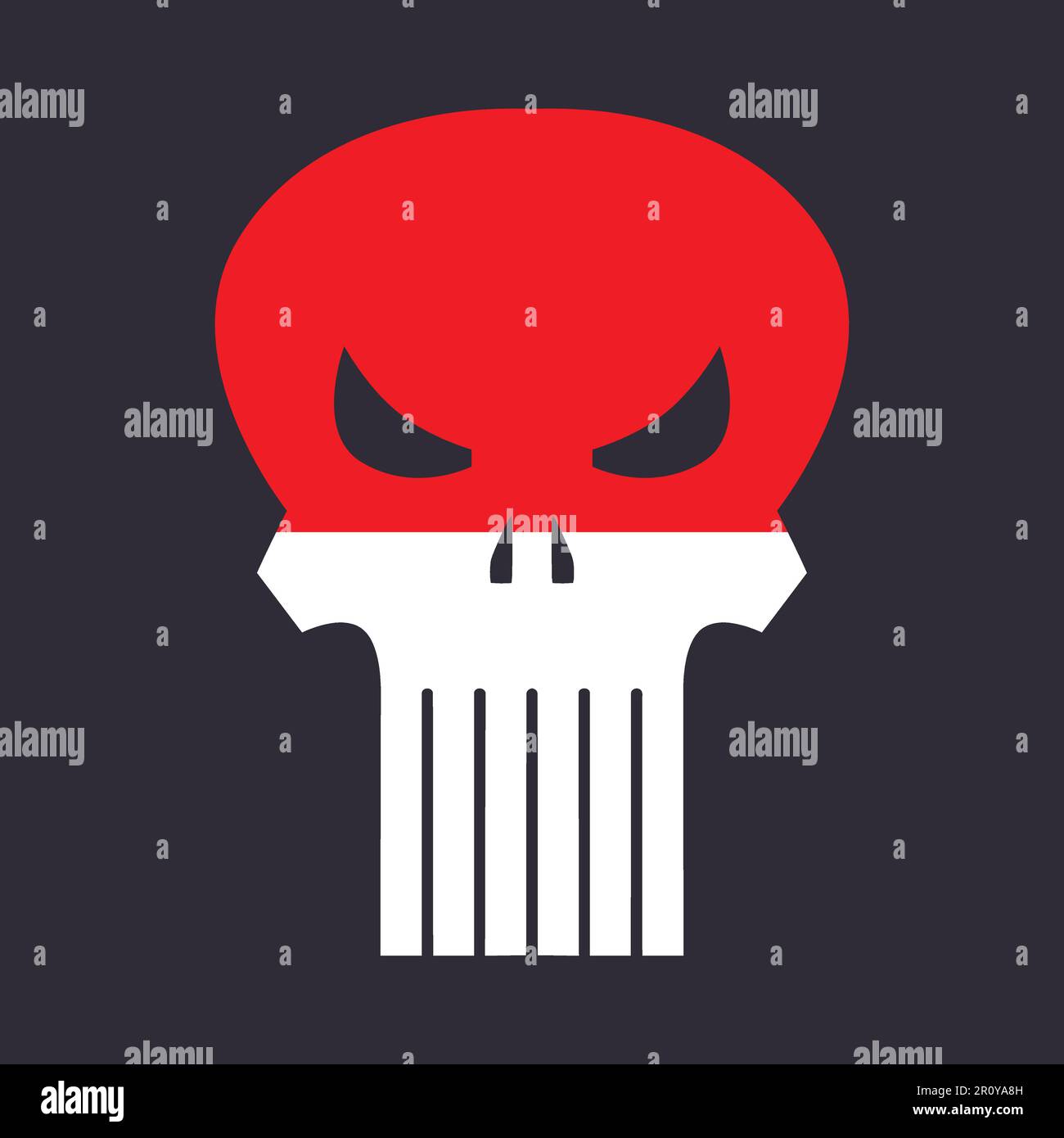 Indonesia skull Stock Vector Images - Alamy
