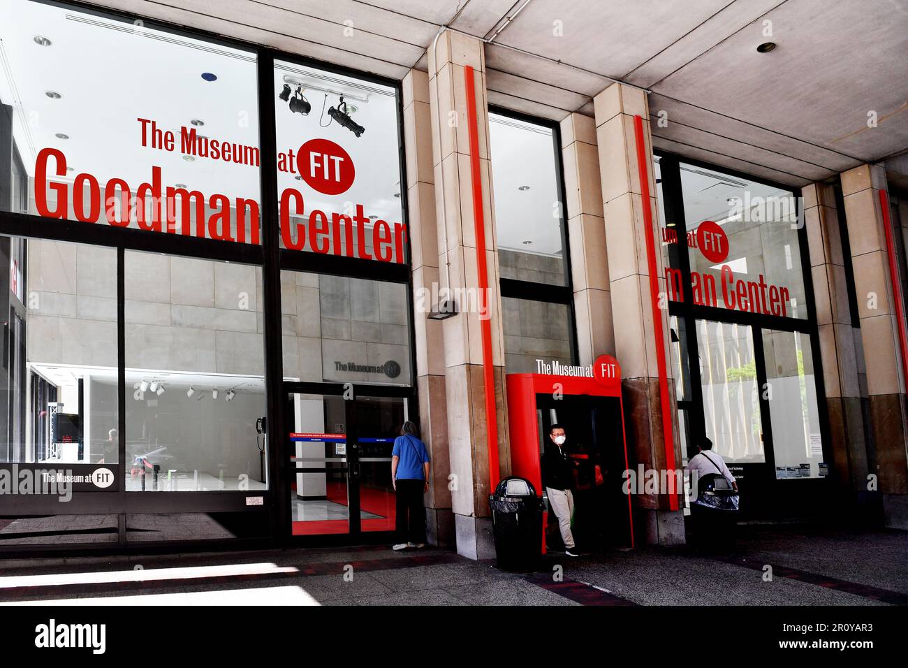 Goodman Center - FIT Museum - Street Scene New York City - USA Stock ...