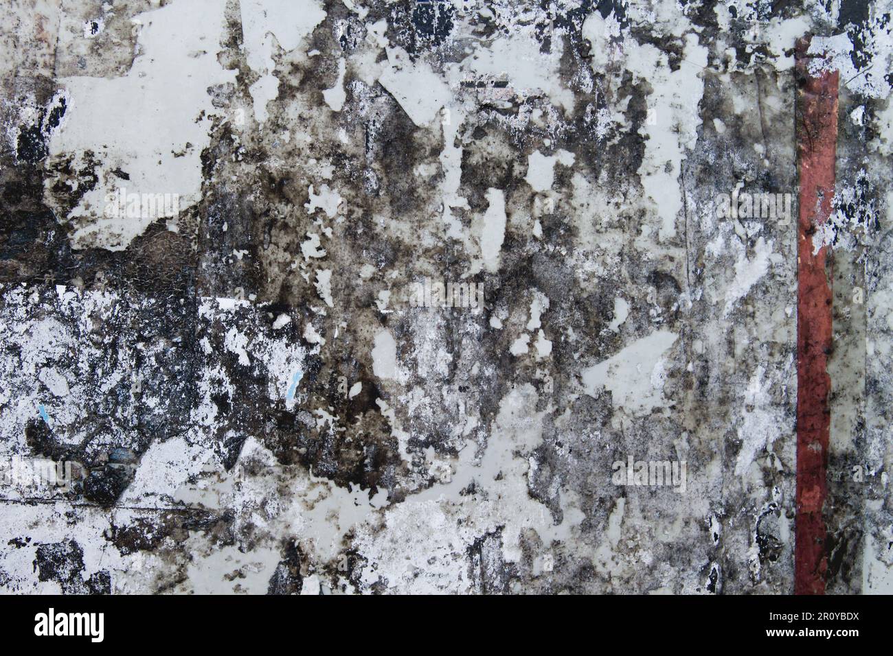 Scraps of torn paper in old bulletin board, grunge background Stock ...