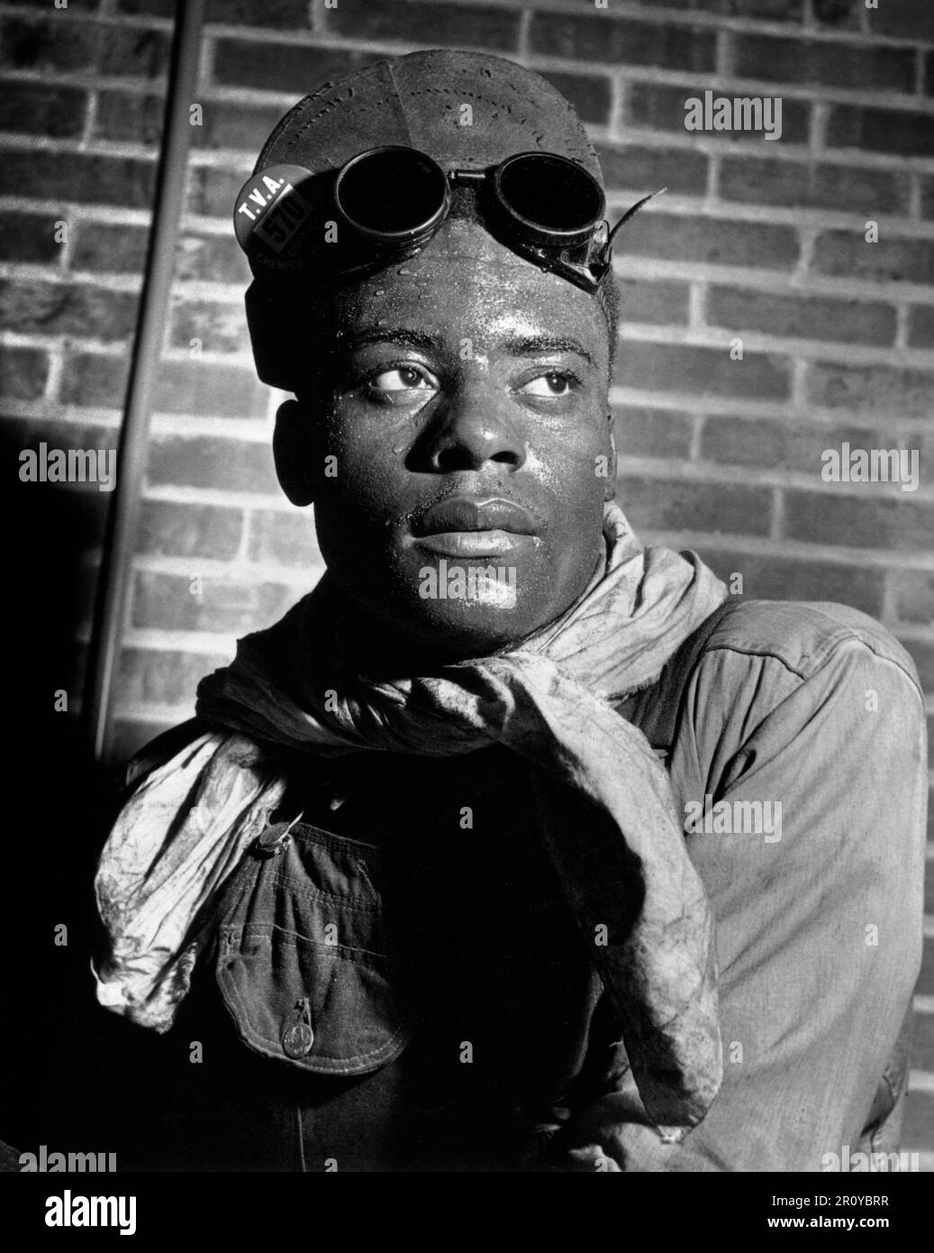 Alonzo Bankston is a furnace operator in the TVA plan producing carbide ...