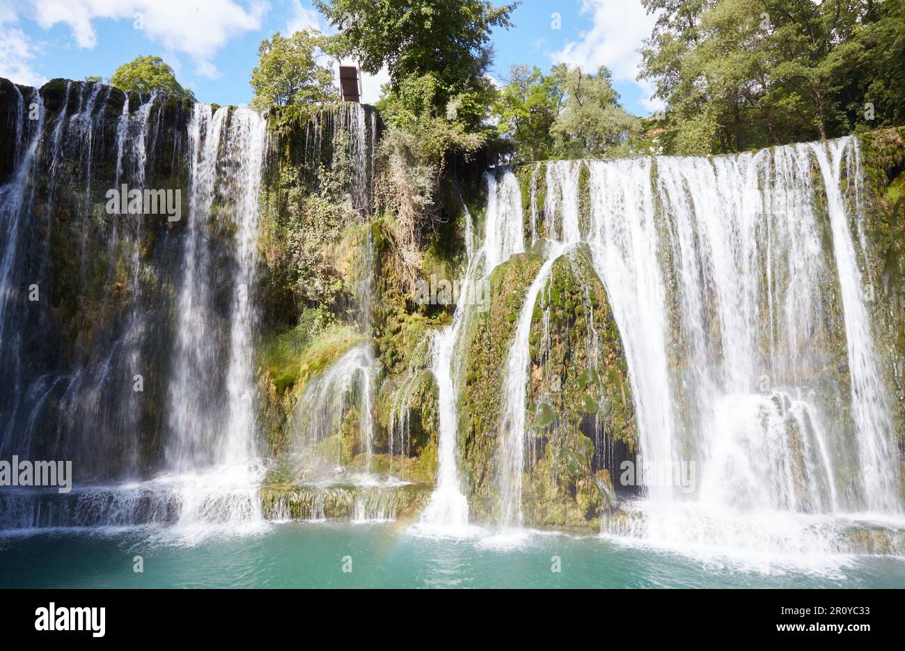 The Gorgeous Pliva Waterfall in Scenic Jajce, Bosnia and Herzegovina ...