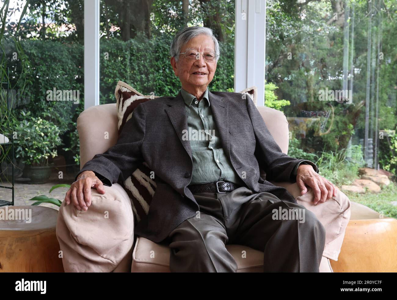 Donald Liao Poon-huai, Former The Secretary for District Administration, poses for a picture in ...