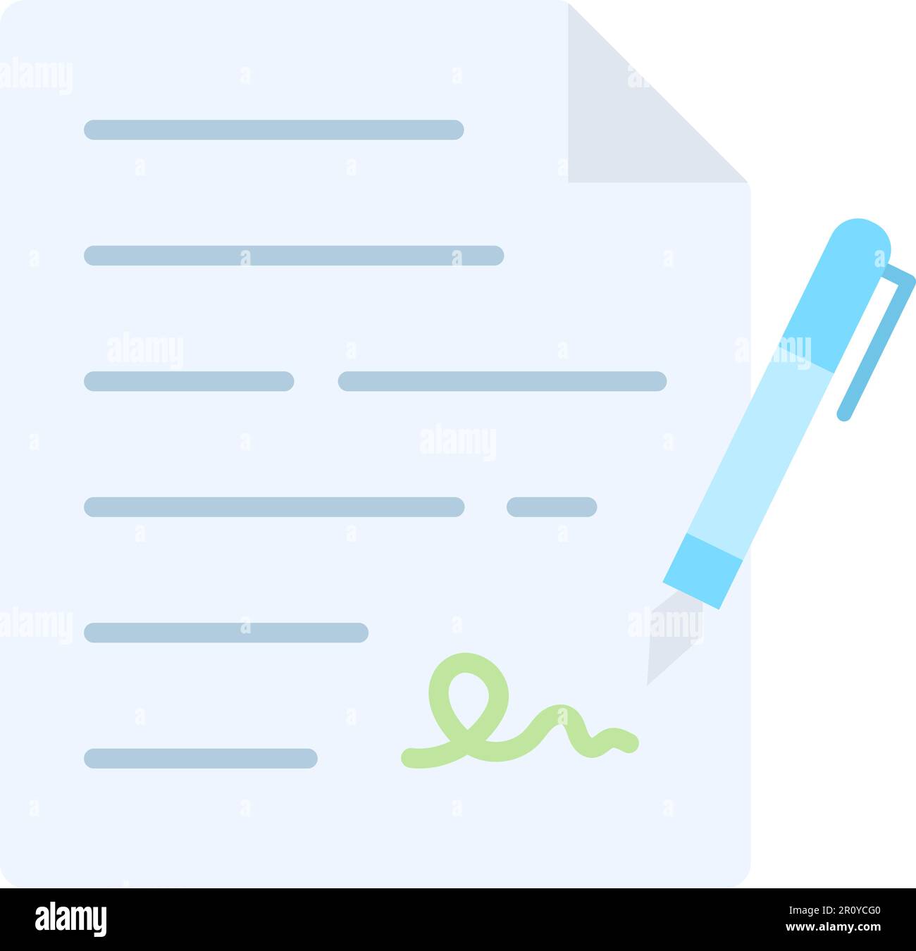 Contract icon vector image. Suitable for mobile apps, web apps and print media Stock Vector ...