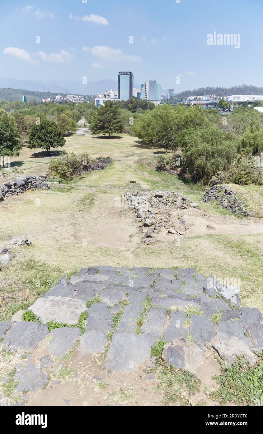 The Circular Pyramid of Cuicuilco to the South of Mexico City Predates ...