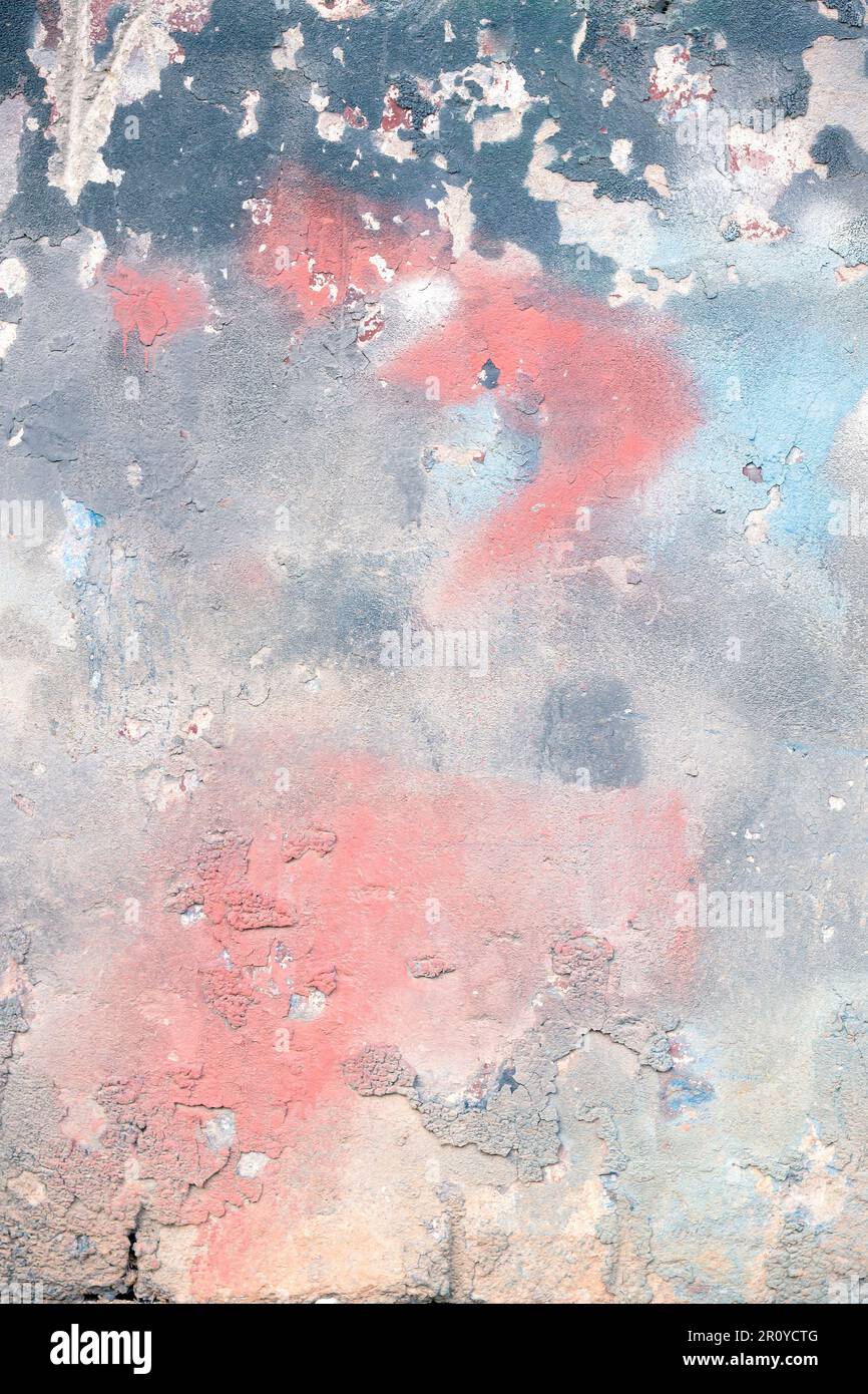 Old scraped wall with stains of paint, grunge background Stock Photo ...