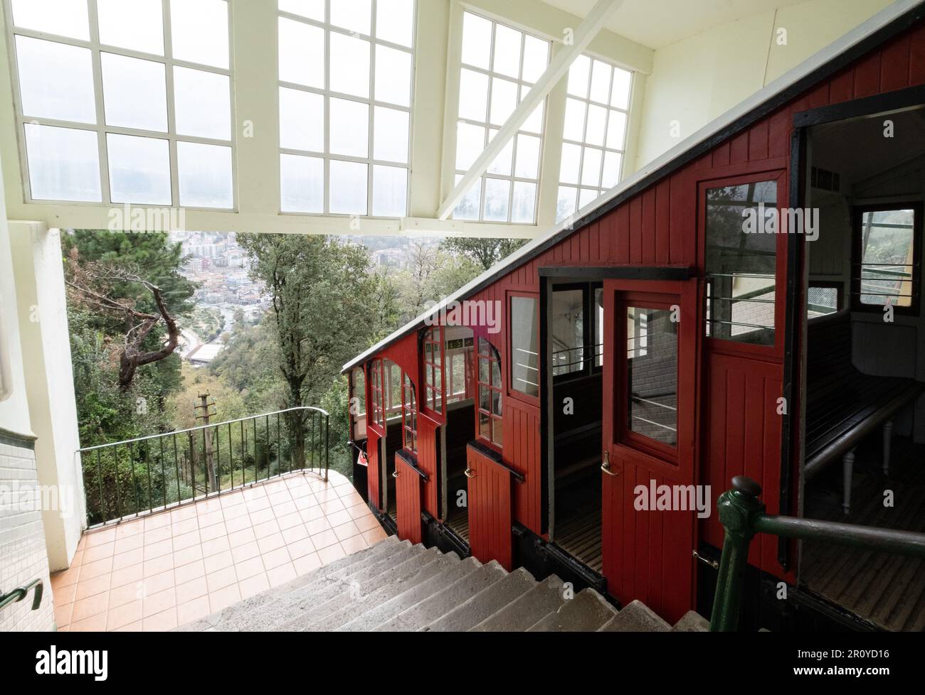 The Funicular Monte Igueldo, Donostia San Sebastian, Basque Country ...