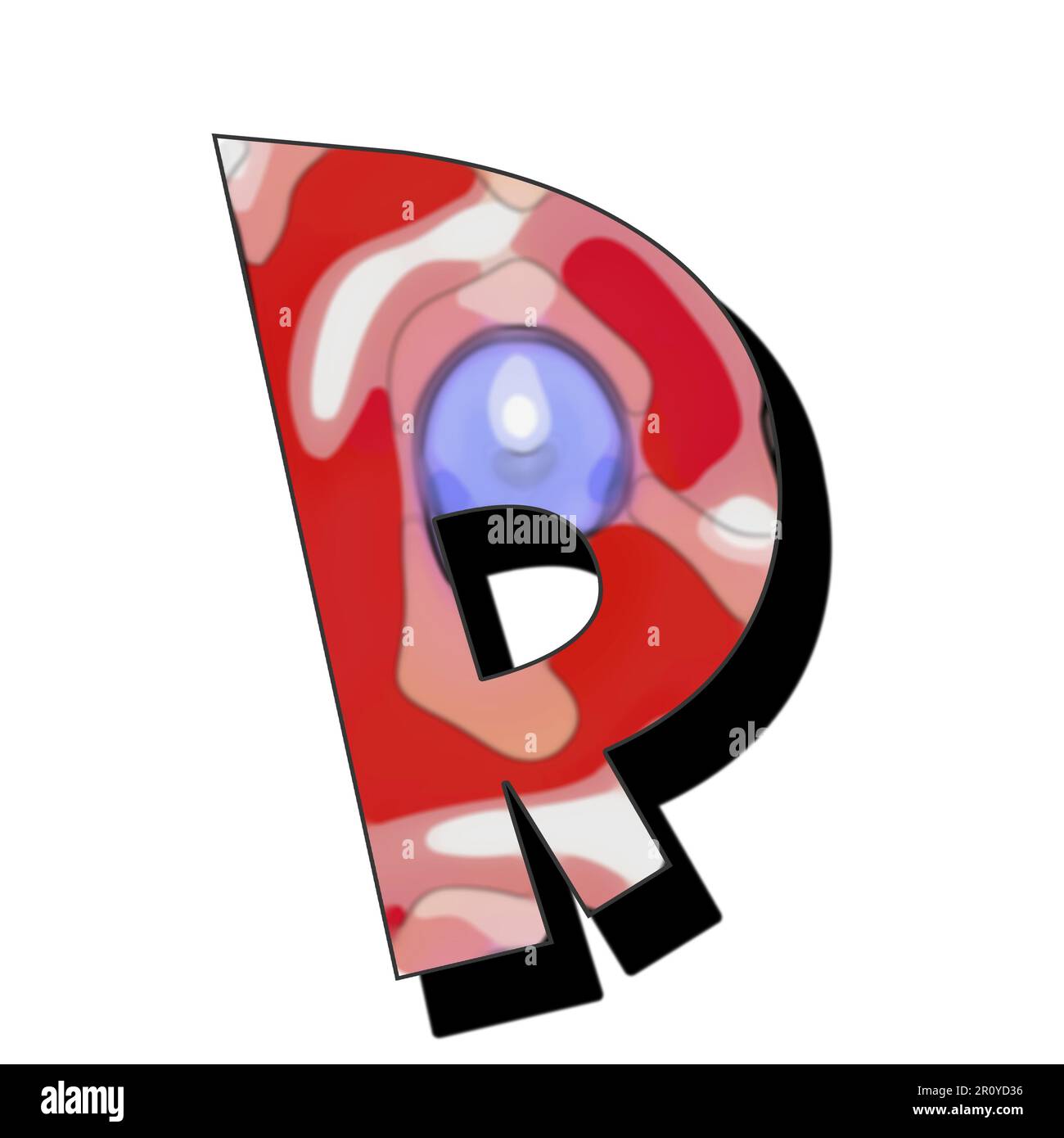 Graffiti alphabet letter r hi-res stock photography and images - Alamy