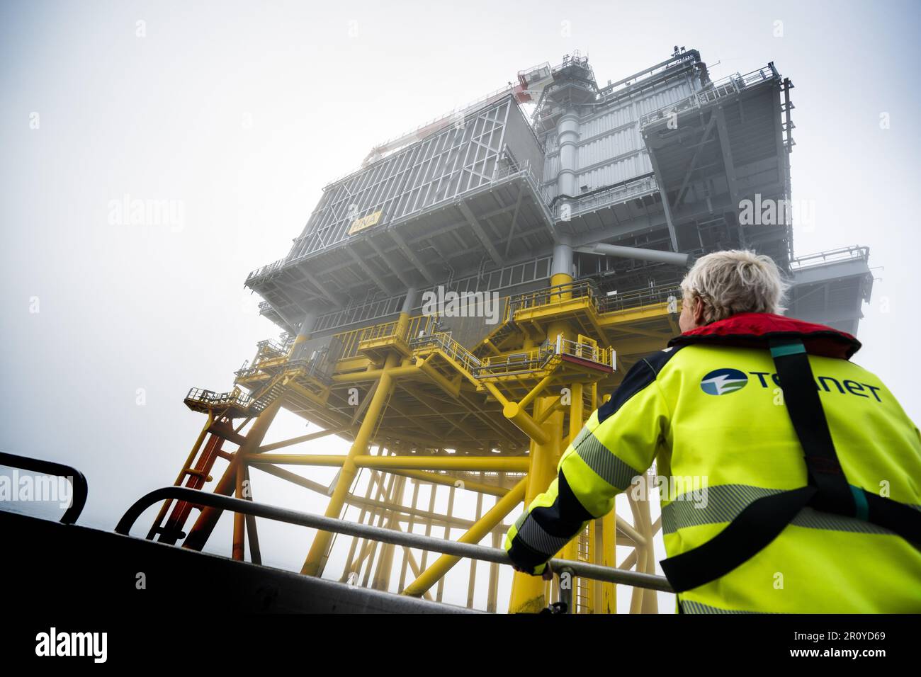 NORTH SEA - 10/05/2023, Substation (socket) for offshore wind farms ...