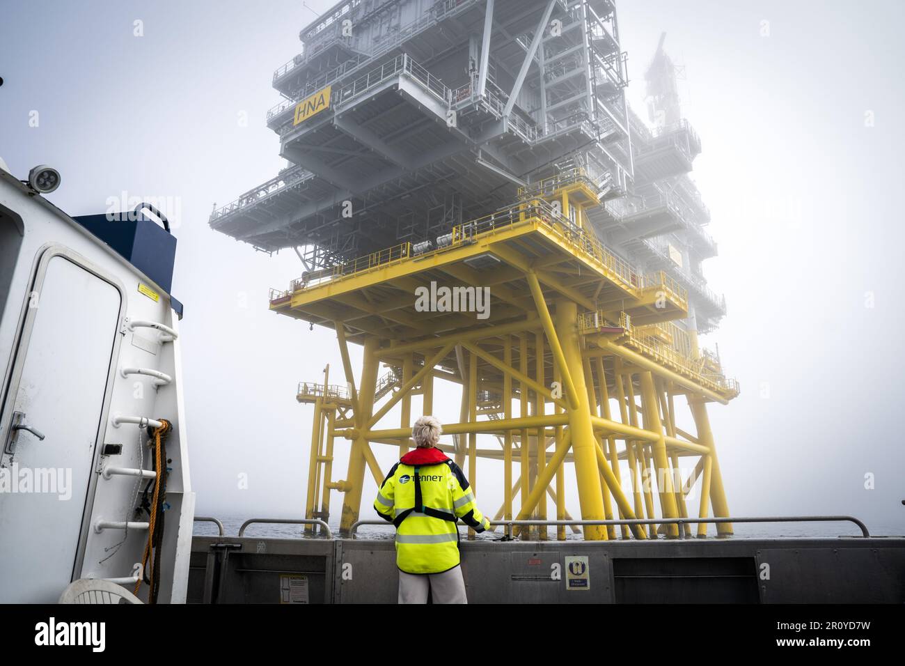 NORTH SEA - 10/05/2023, Substation (socket) for offshore wind farms ...