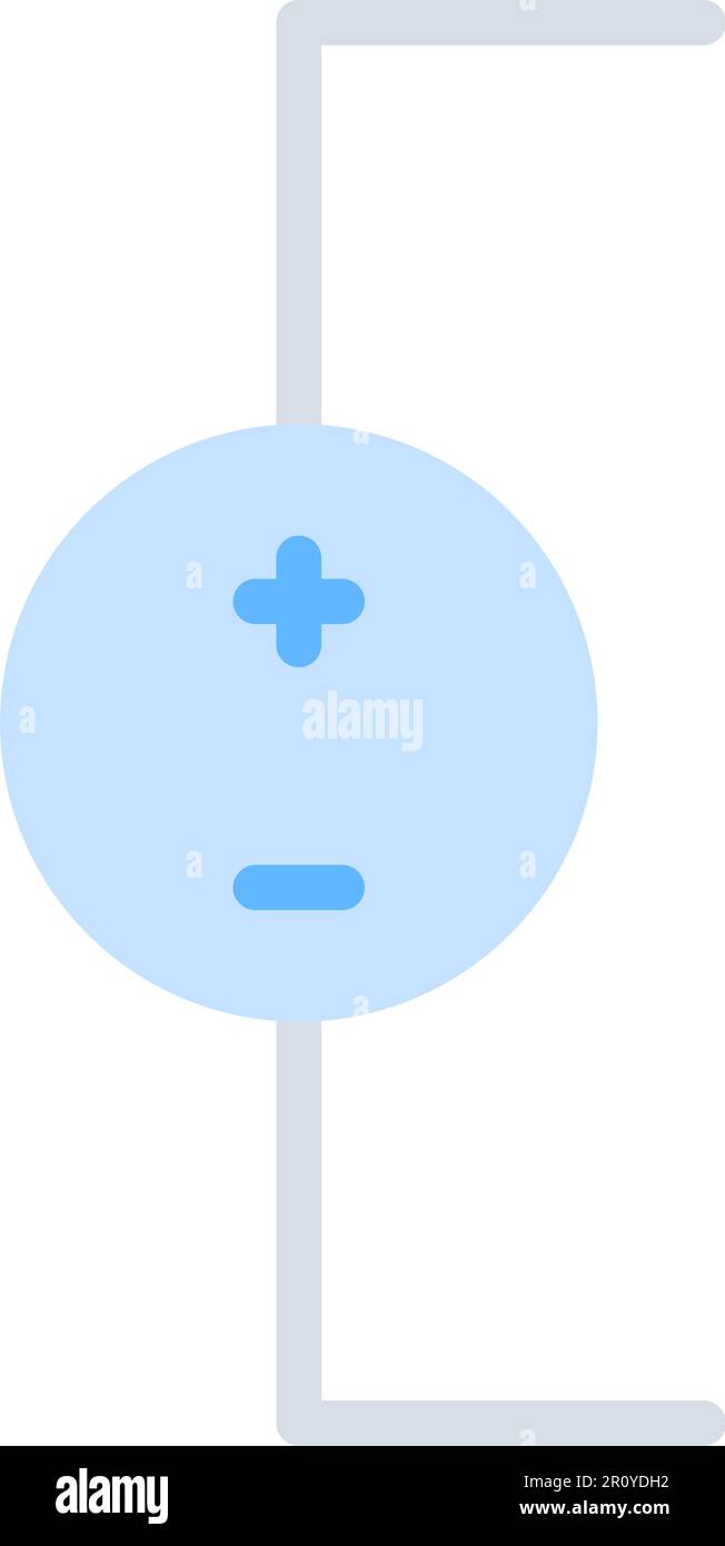 DC Voltage Source icon vector image. Suitable for mobile apps, web apps and print media Stock ...