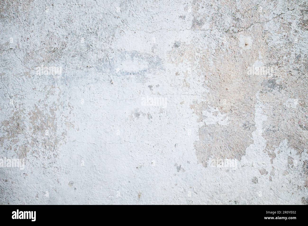 Old white limewashed wall texture Stock Photo - Alamy