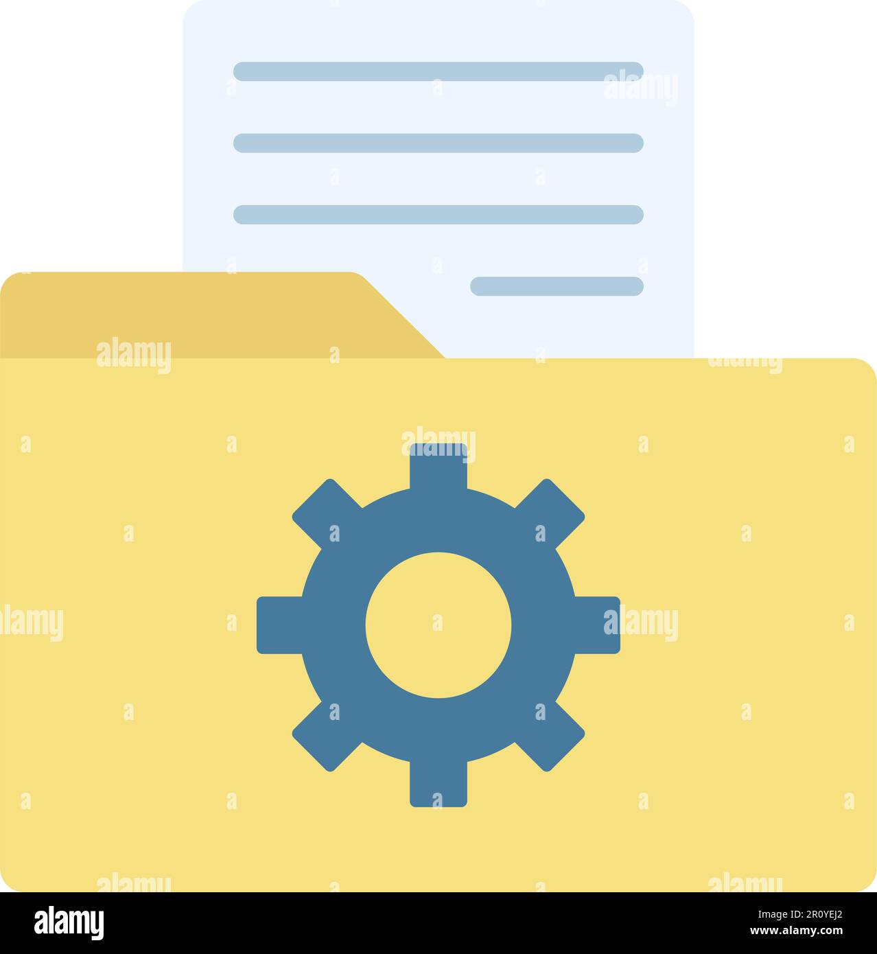 Documents Management icon vector image. Suitable for mobile apps, web ...