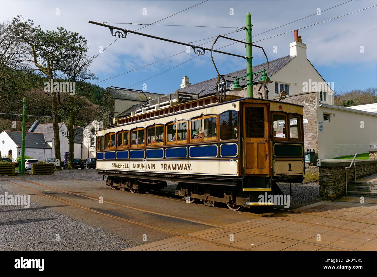 The Snaefell Mountain Railway, operating on the Isle of Man since 1895 ...