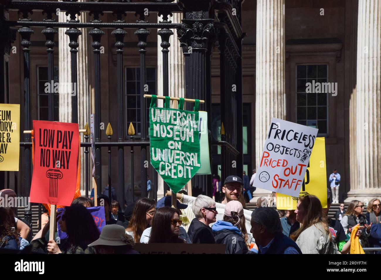 London, UK. 10th May 2023. Prospect Union picket outside the British ...