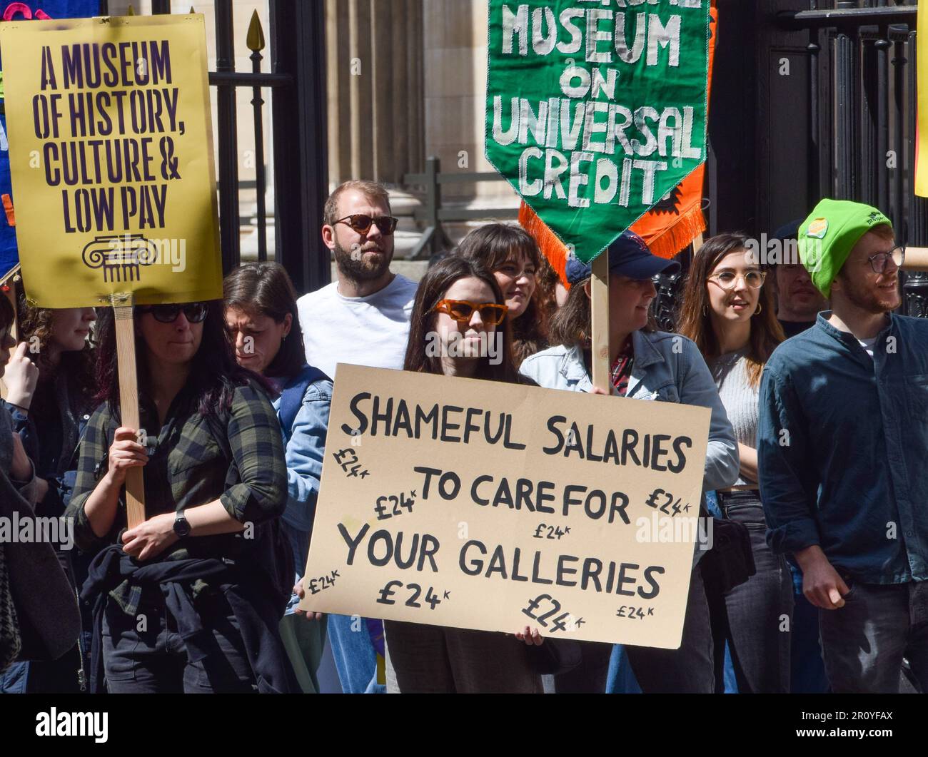 London, UK. 10th May 2023. Prospect Union picket outside the British ...
