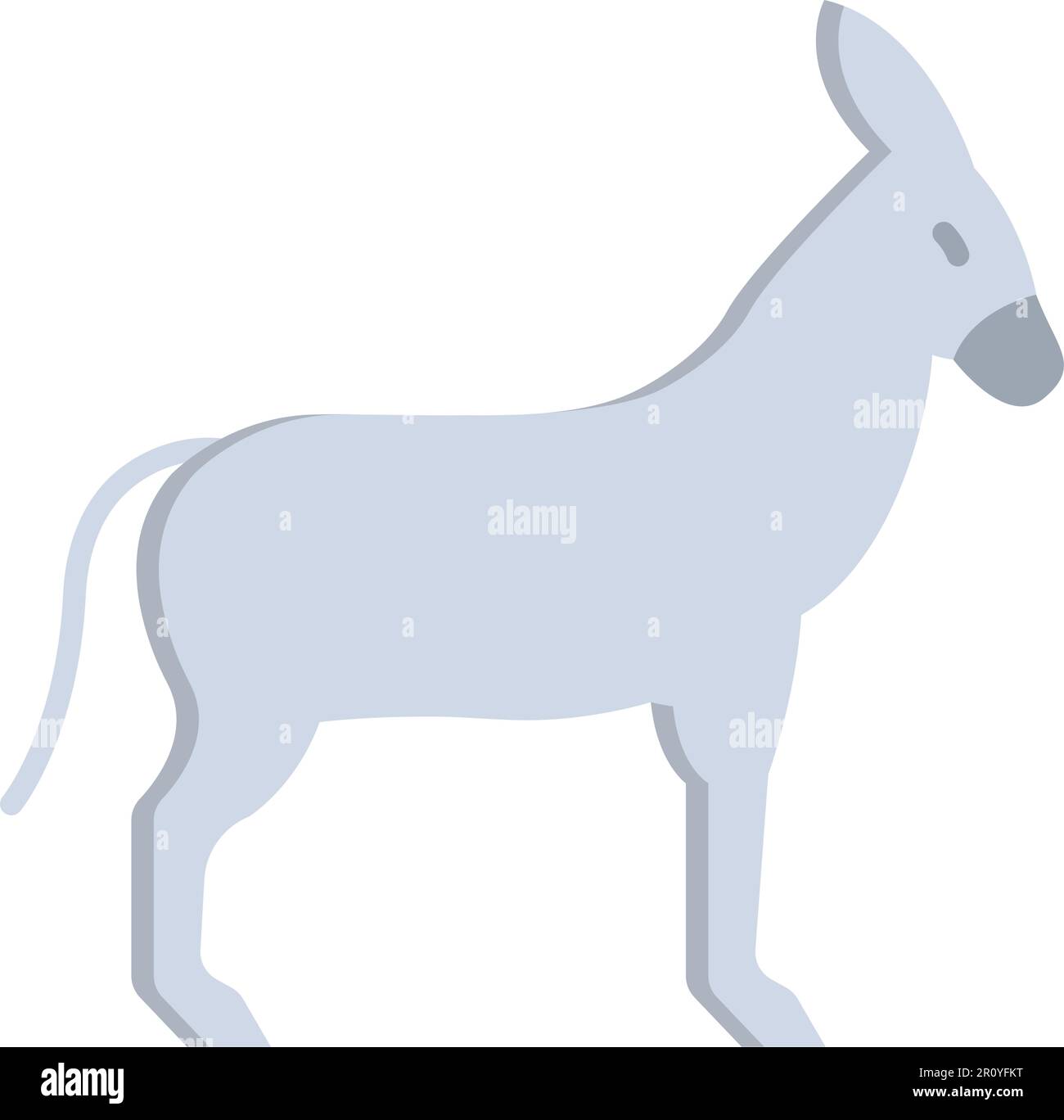 Donkey icon vector image. Suitable for mobile apps, web apps and print ...