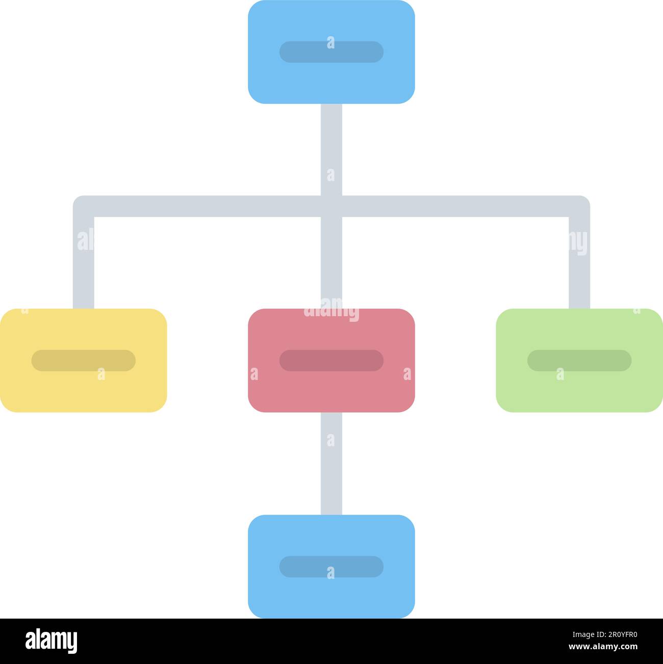 Draw Hierarchy icon vector image. Suitable for mobile apps, web apps and print media Stock ...