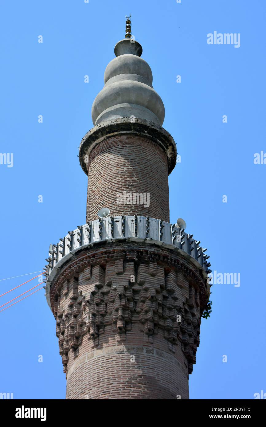 Minaret, Grand Mosque, Ulu Camii, Bursa, Turkey Stock Photo - Alamy