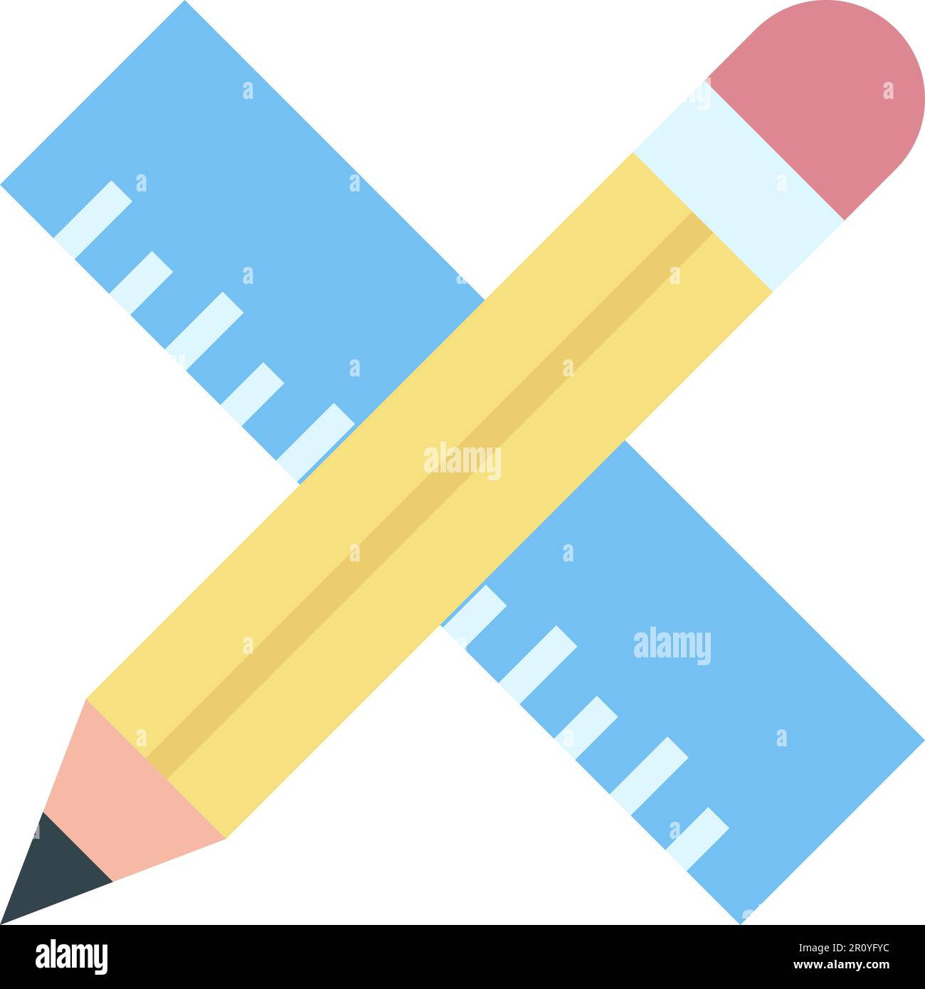 Drawing Tools icon vector image. Suitable for mobile apps, web apps and ...