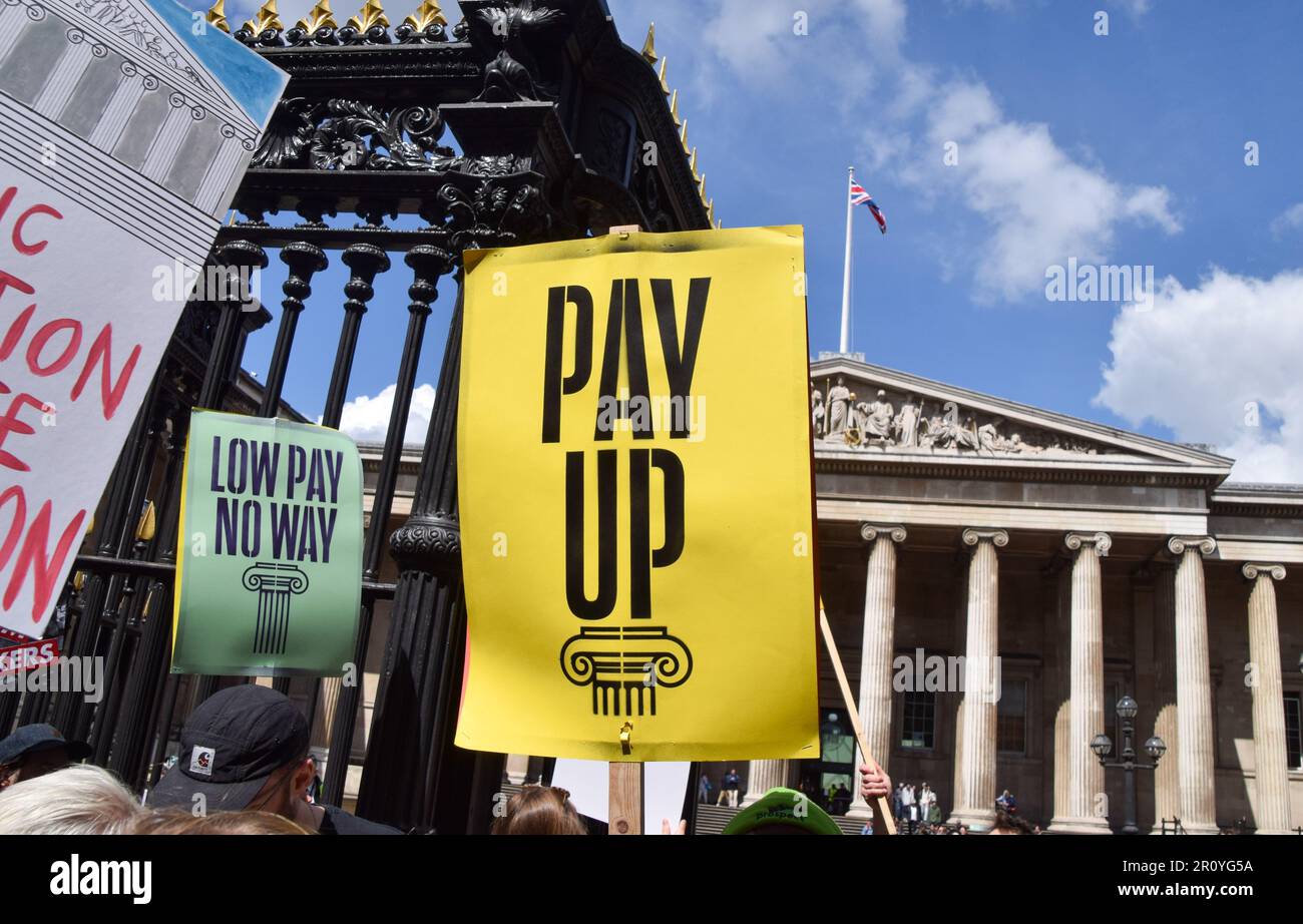 London, England, UK. 10th May, 2023. Prospect Union picket outside the ...