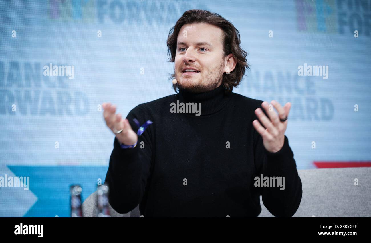 Hamburg, Germany. 10th May, 2023. Eric Demuth, co-founder and CEO ...