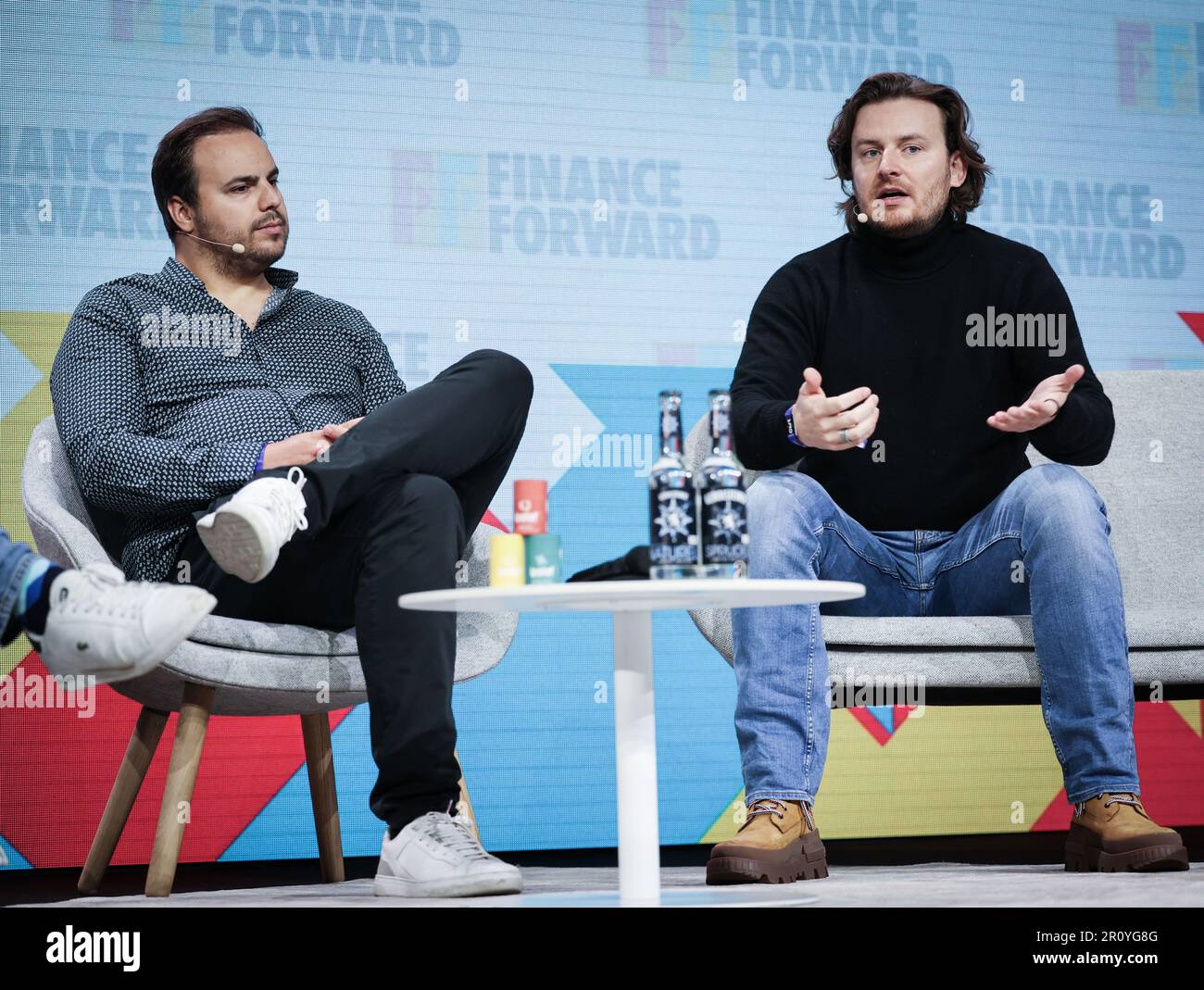 Hamburg, Germany. 10th May, 2023. Eric Demuth (r) and Paul Klanschek ...
