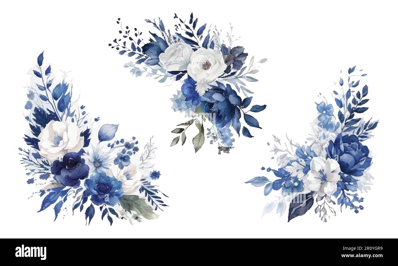 Dusty blue rose, echeveria succulent, white hydrangea, ranunculus ...