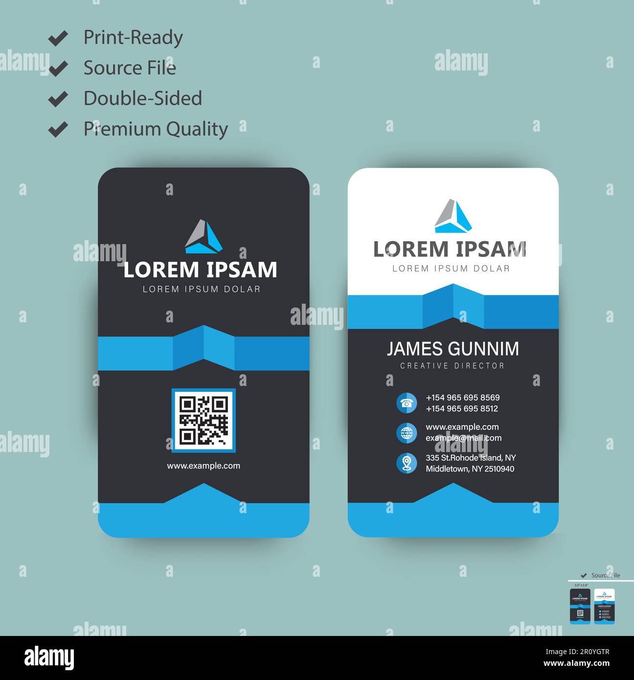 Business card template Modern Business Card, Visiting Card vector eps ...