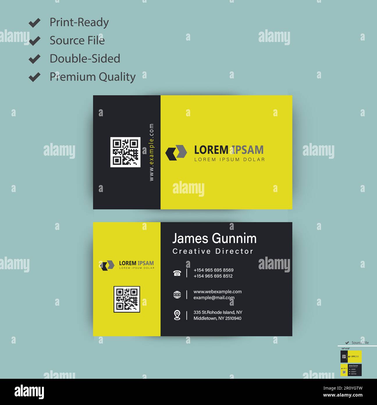 Business card template Modern Business Card, Visiting Card vector eps ...