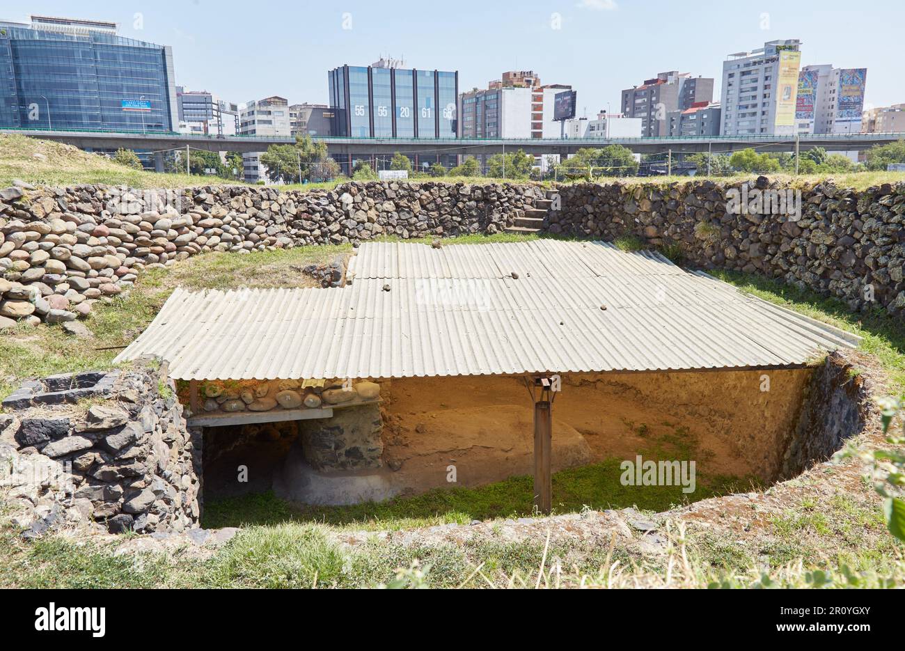 The Circular Pyramid of Cuicuilco to the South of Mexico City Predates ...