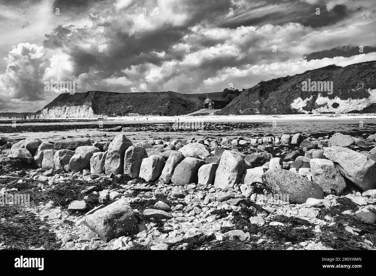Rock teeth at South Landing Stock Photo - Alamy