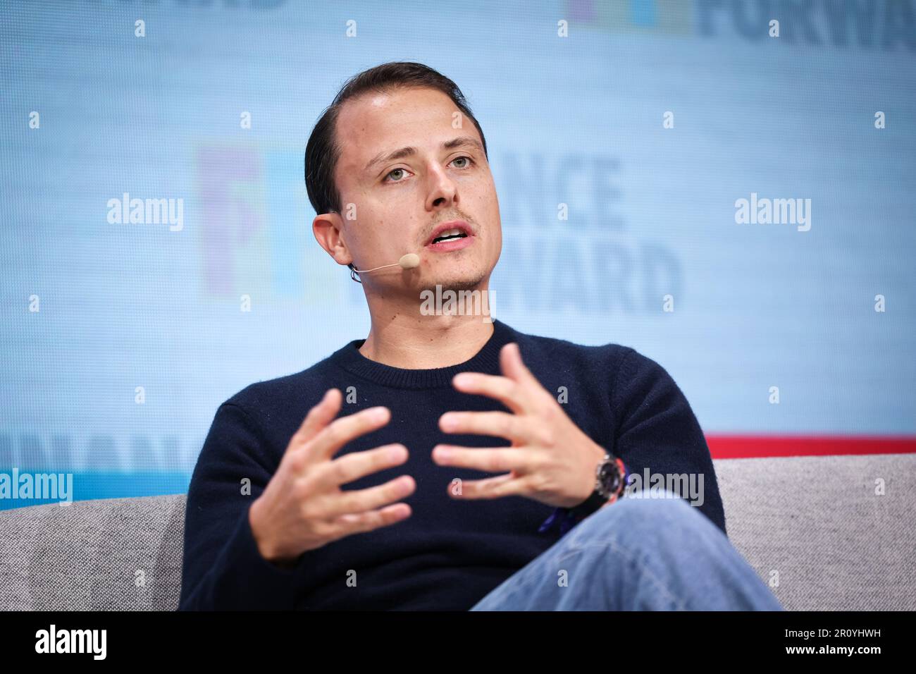 Hamburg, Germany. 10th May, 2023. Christian Hecker, co-founder and CEO ...