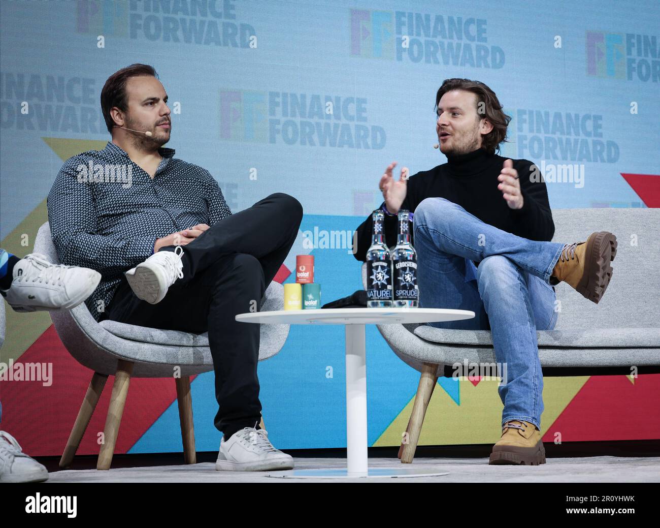 Hamburg, Germany. 10th May, 2023. Eric Demuth (r) and Paul Klanschek ...