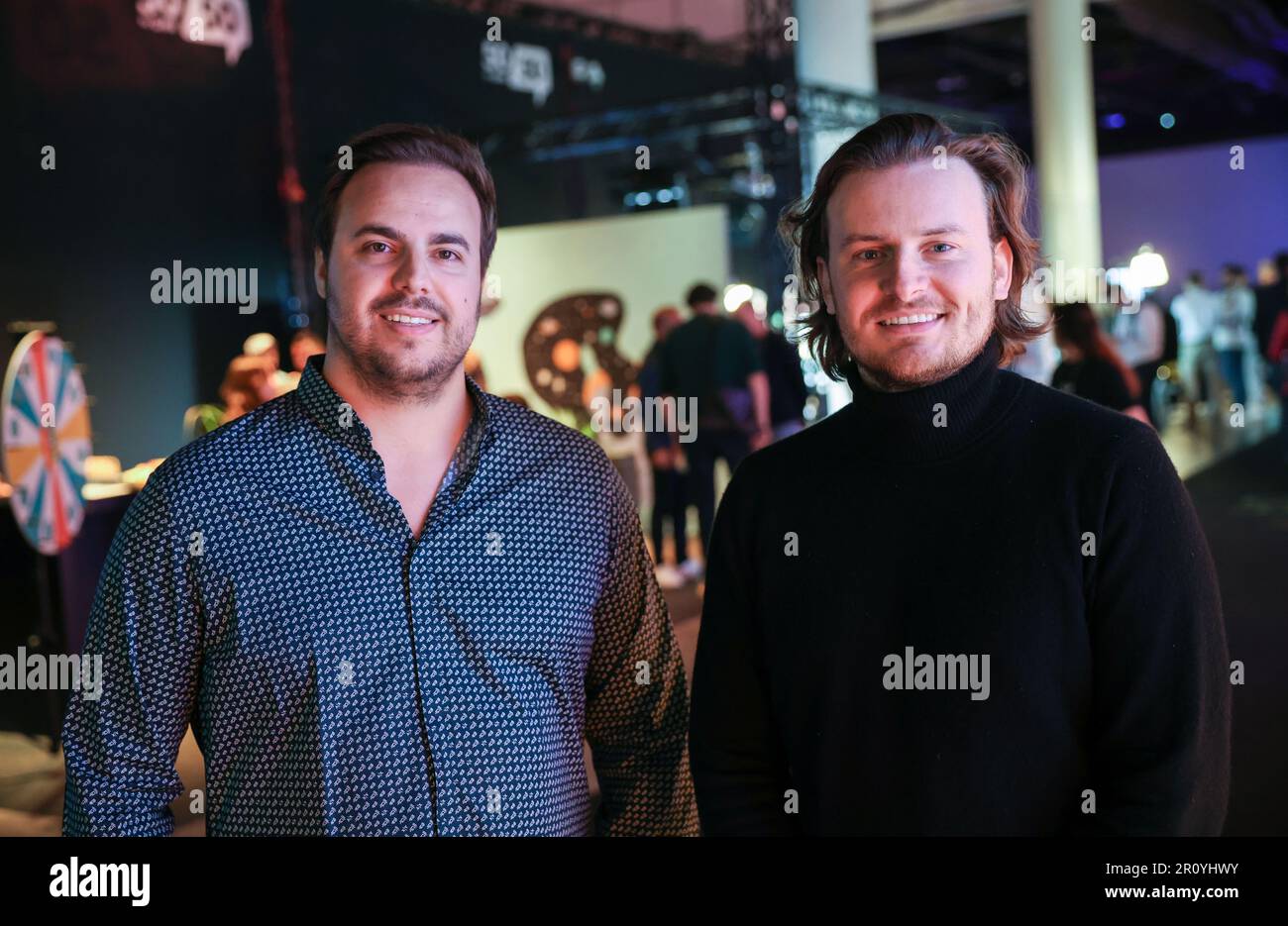 Hamburg, Germany. 10th May, 2023. Eric Demuth (r) and Paul Klanschek ...