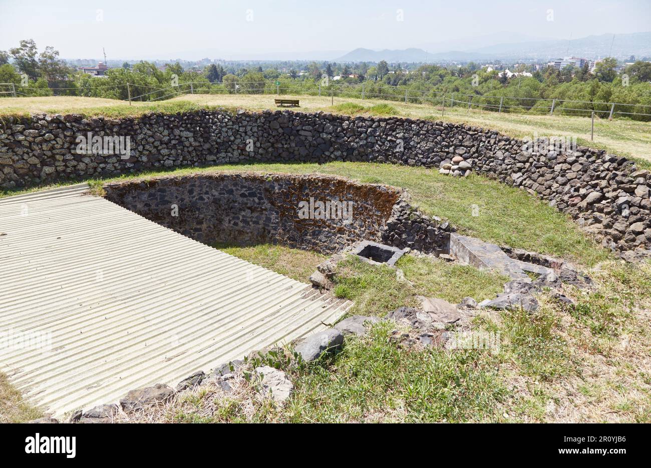 The Circular Pyramid of Cuicuilco to the South of Mexico City Predates ...