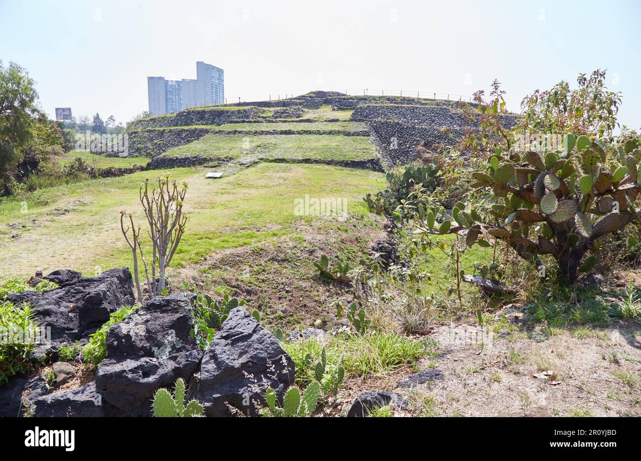 The Circular Pyramid of Cuicuilco to the South of Mexico City Predates ...