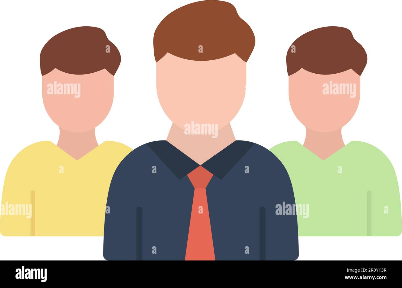 Executive Team icon vector image. Suitable for mobile apps, web apps ...