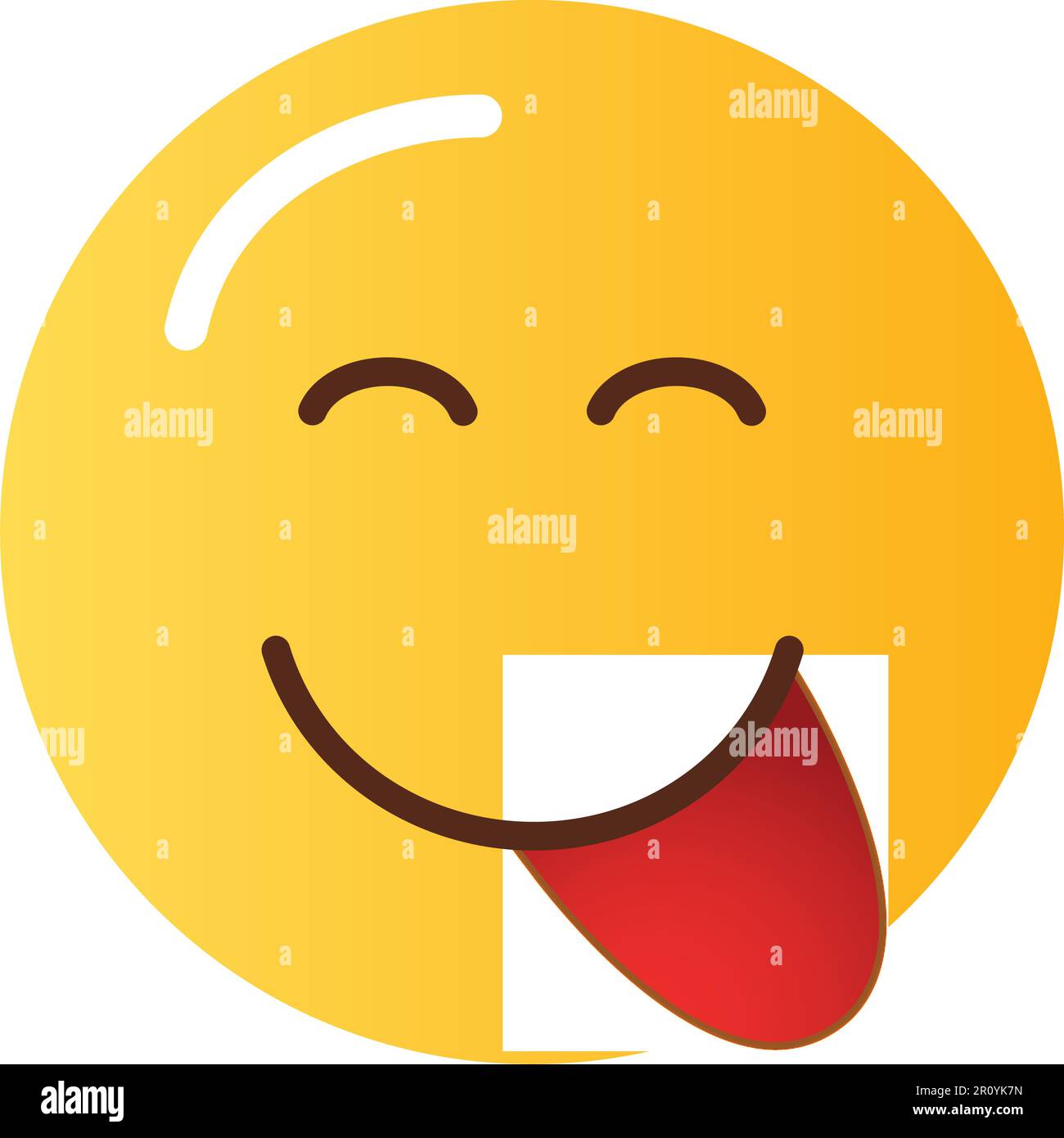 Face Savoring Food icon vector image. Suitable for mobile apps, web ...