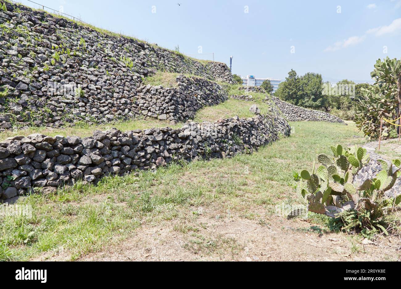 The Circular Pyramid of Cuicuilco to the South of Mexico City Predates ...