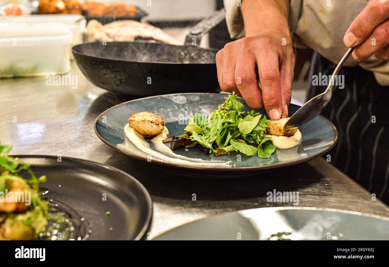 Professional kitchen knife hi-res stock photography and images - Alamy