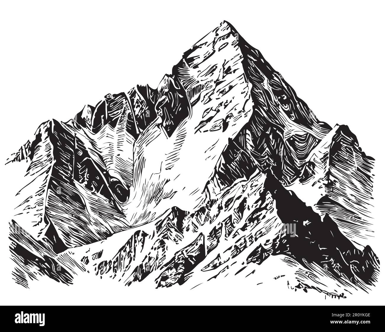 Ridge mountain hill in Cut Out Stock Images & Pictures - Alamy