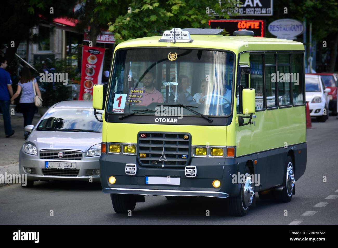 Otokar, is a Turkish bus, Tekirdağ, East Thrace region, Trakya, Turkey ...