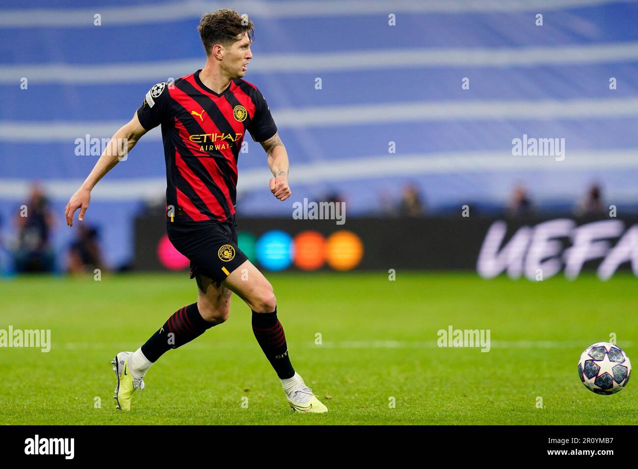 Madrid, Spain. May 9, 2023, John Stones of Manchester City during the ...