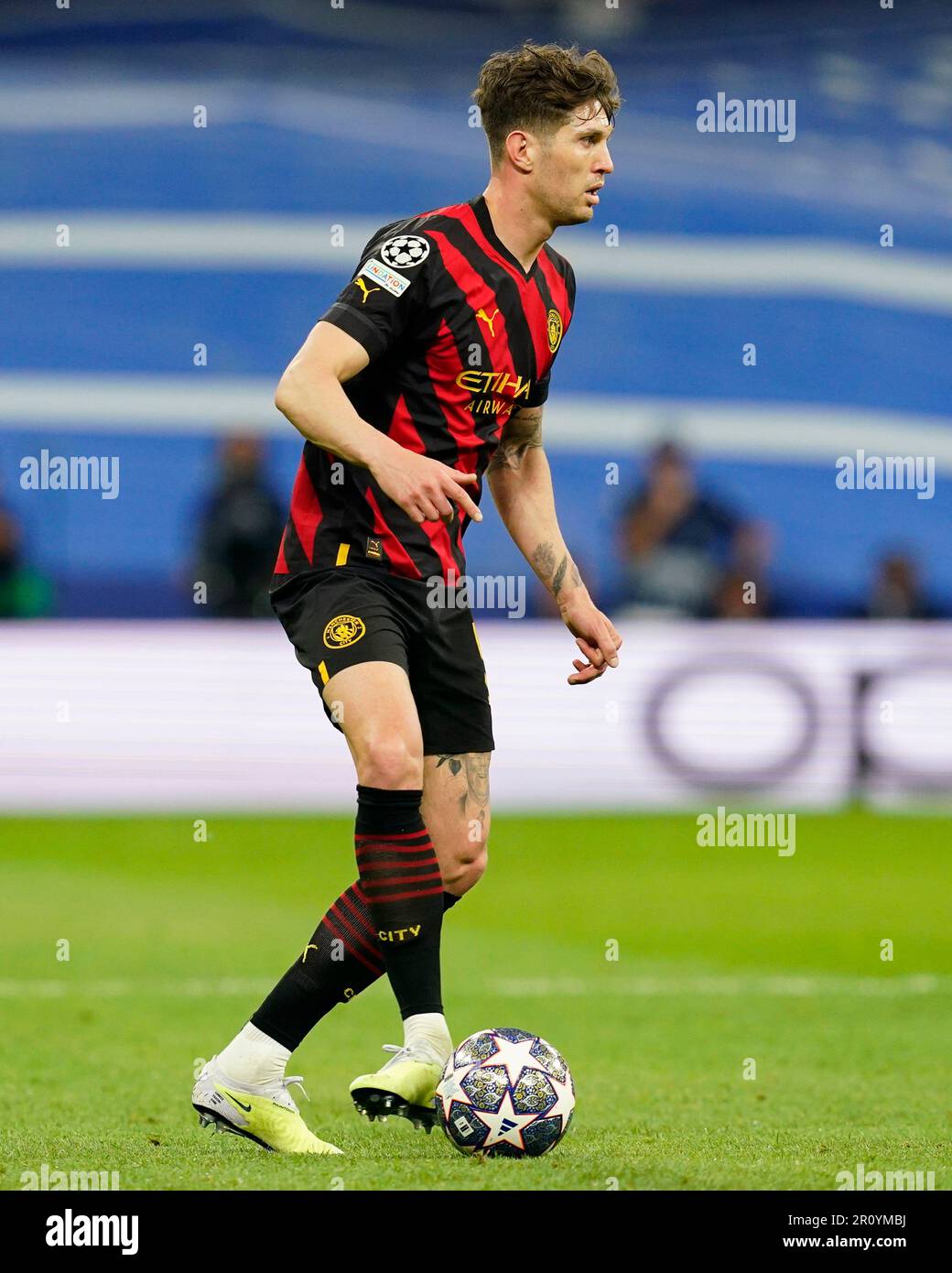 Madrid, Spain. May 9, 2023, John Stones of Manchester City during the ...