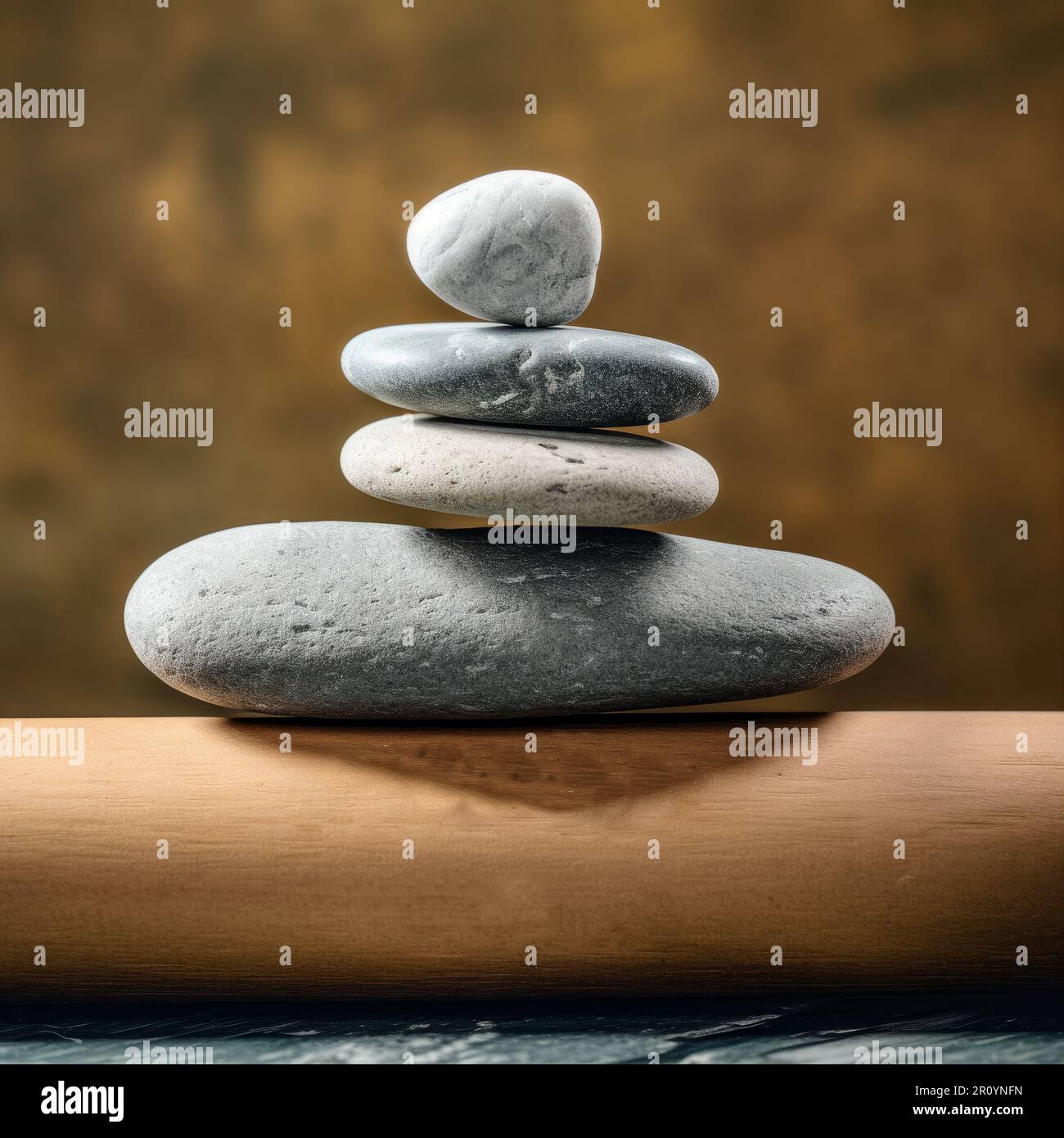 Four stacked stones hi-res stock photography and images - Alamy