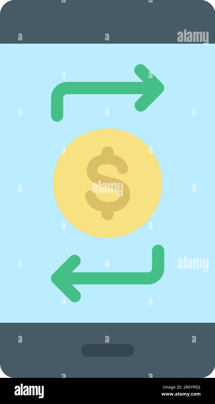 Funds Transfer icon vector image. Suitable for mobile apps, web apps ...