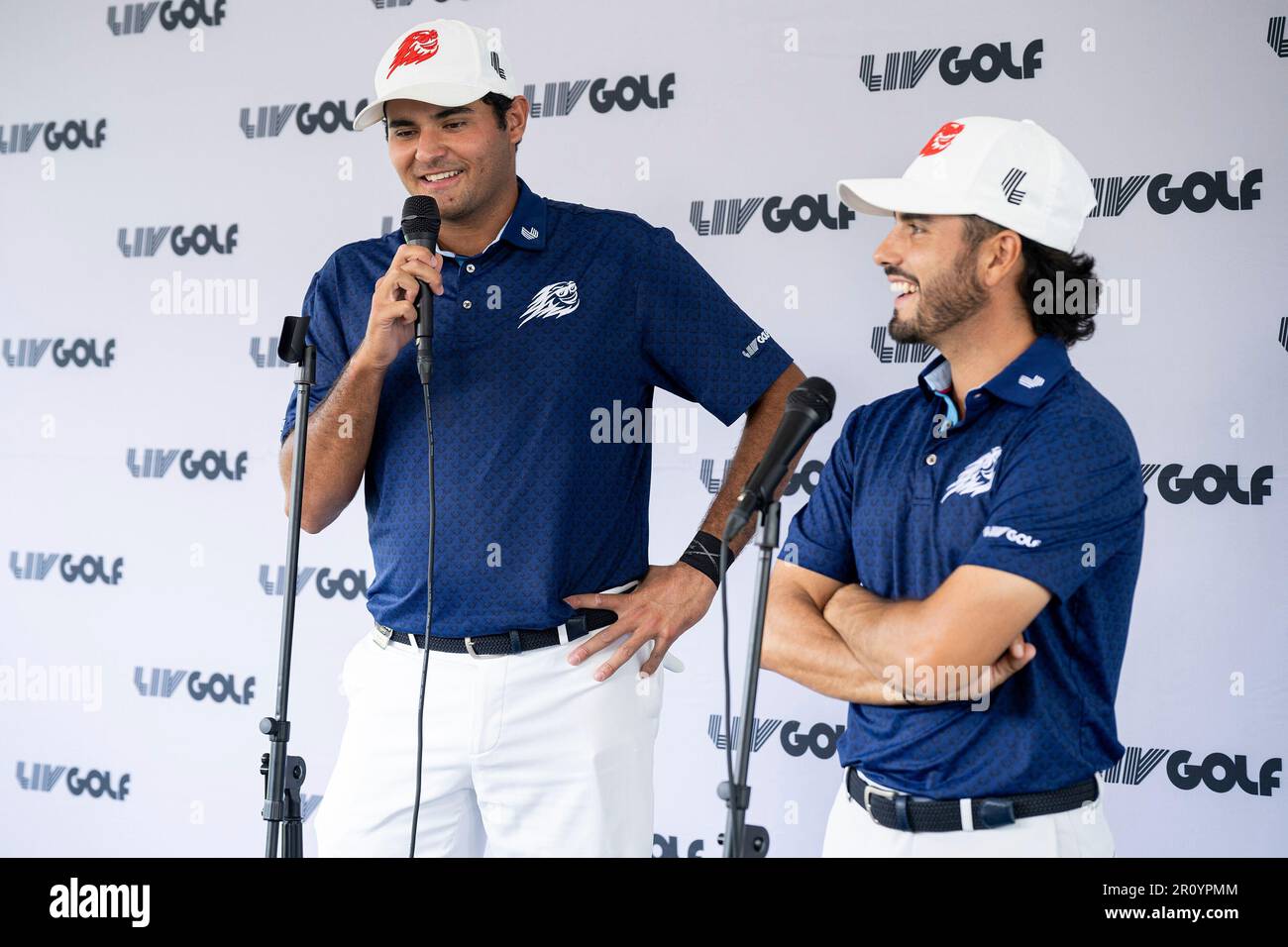 Eugenio Chacarra of Fireballs GC and Abraham Ancer of Fireballs GC ...